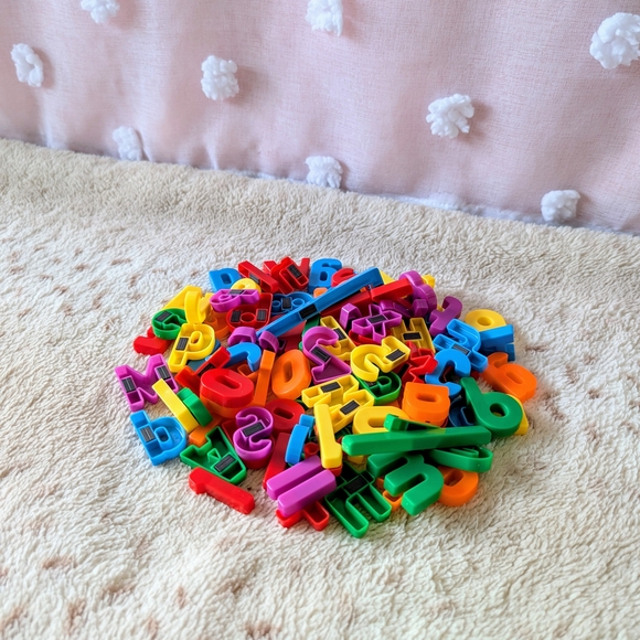 Toys | Colorful Alphabet Number Magnets | Poshmark